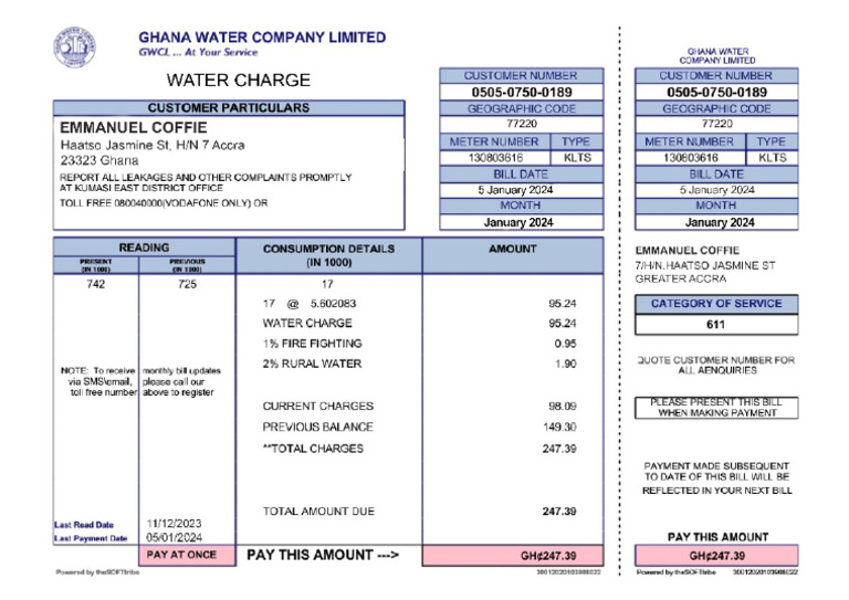 Utility Bill | PDF
