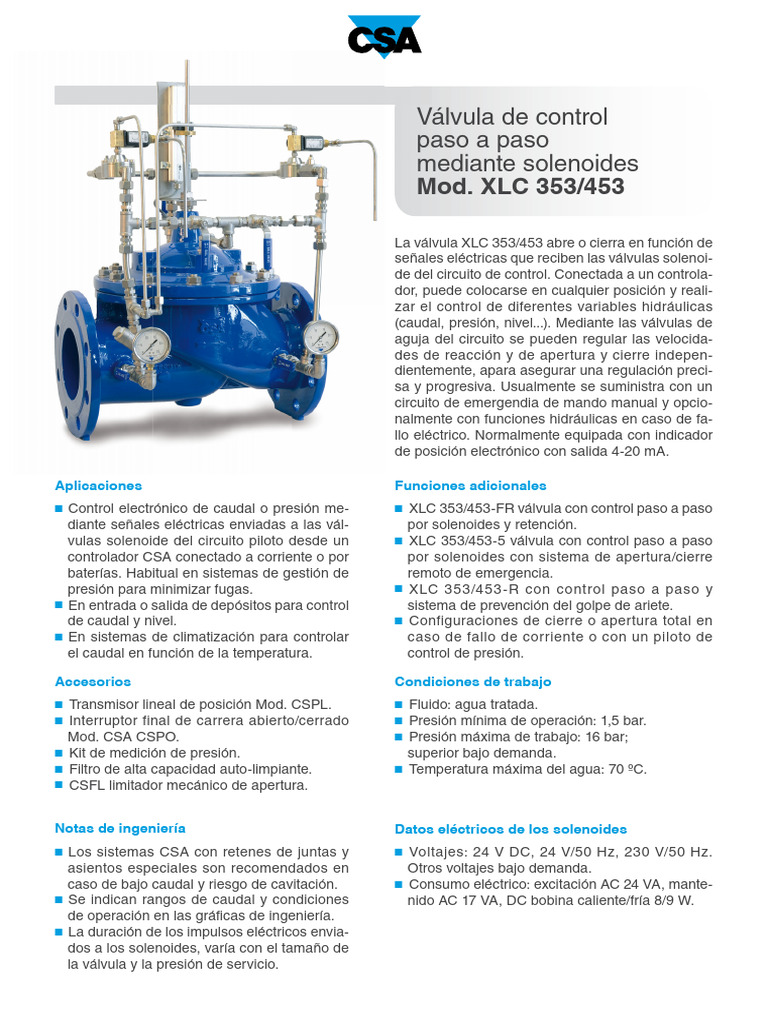 XLC 353-453 Valvula Paso A Paso Con Solenoides 11.2019 | PDF | Relé ...