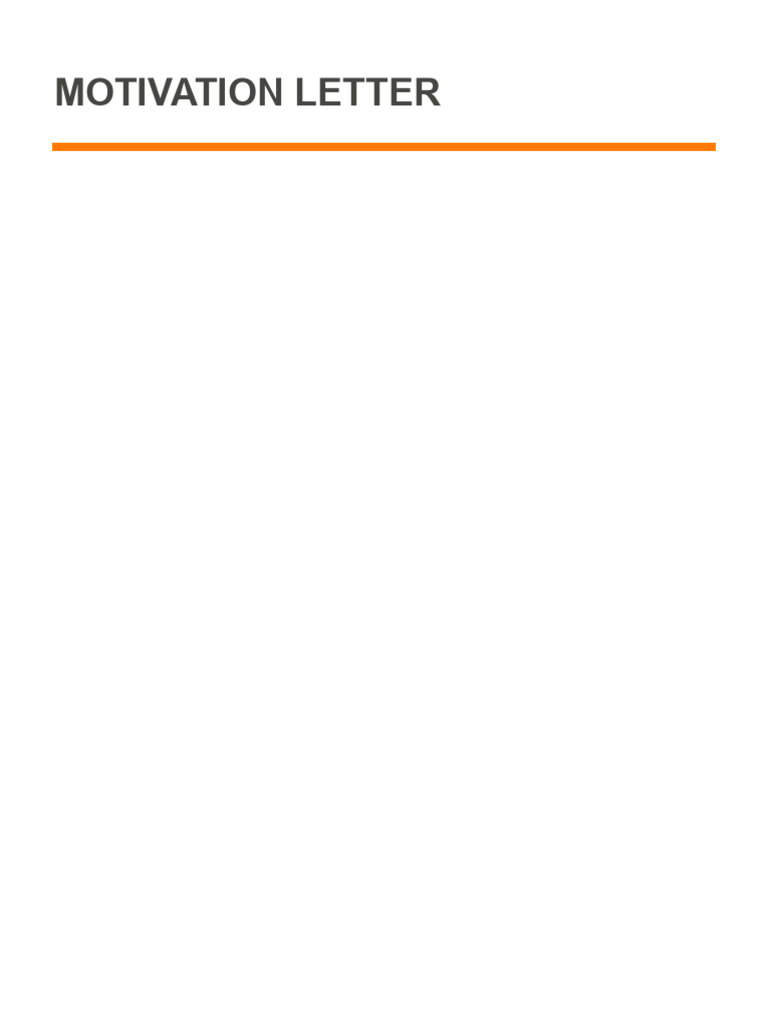Motivation Letter | Download Free PDF | Engineering | Science