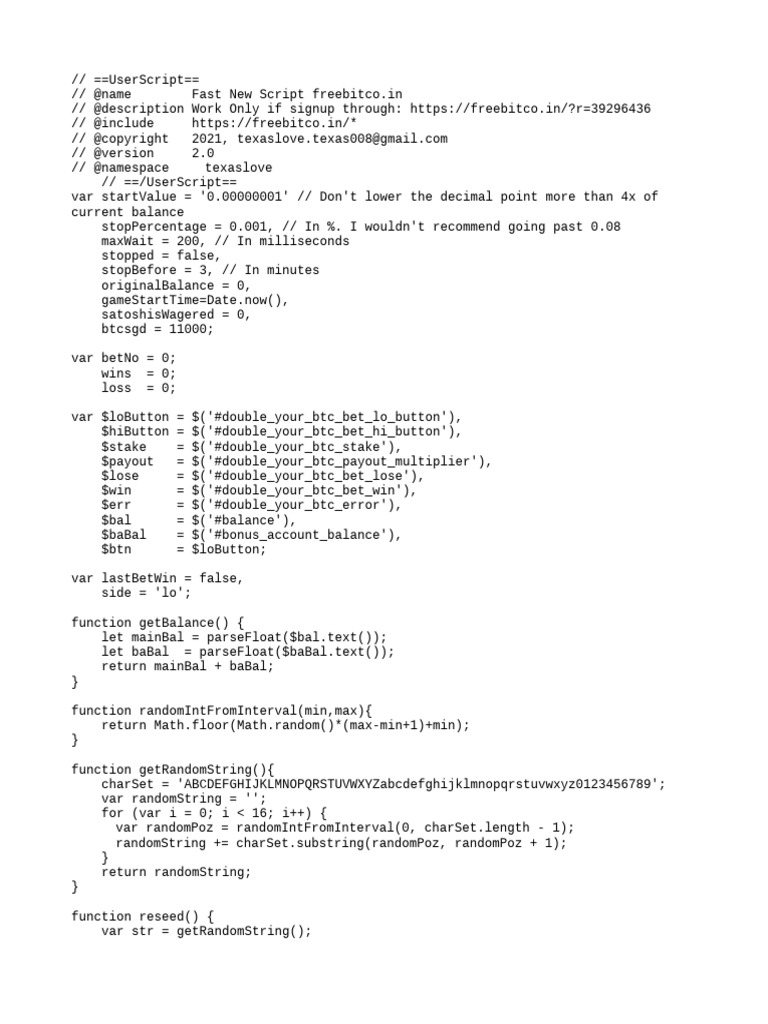 Fast Newscript Freebitco in 2021 PR | PDF | Computers