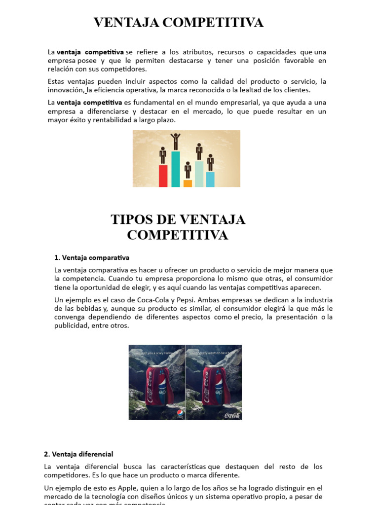 Ventaja Competitiva | PDF | Negocios