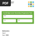 2025 Checkpoint Math Paper 2 | PDF