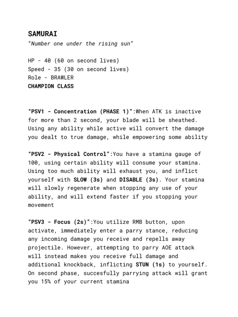 SAMURAI | PDF