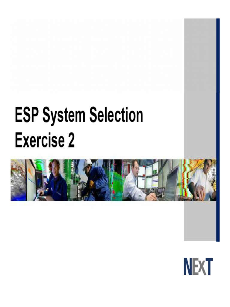 05 - ESP-Pump Selection-Exercise 2 | PDF | Horsepower | Pump