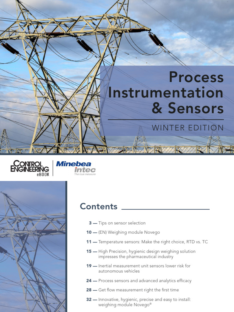 Process Instrumentation and Sensors Ebook 2023 | PDF | Inertial Navigation System | Sensor
