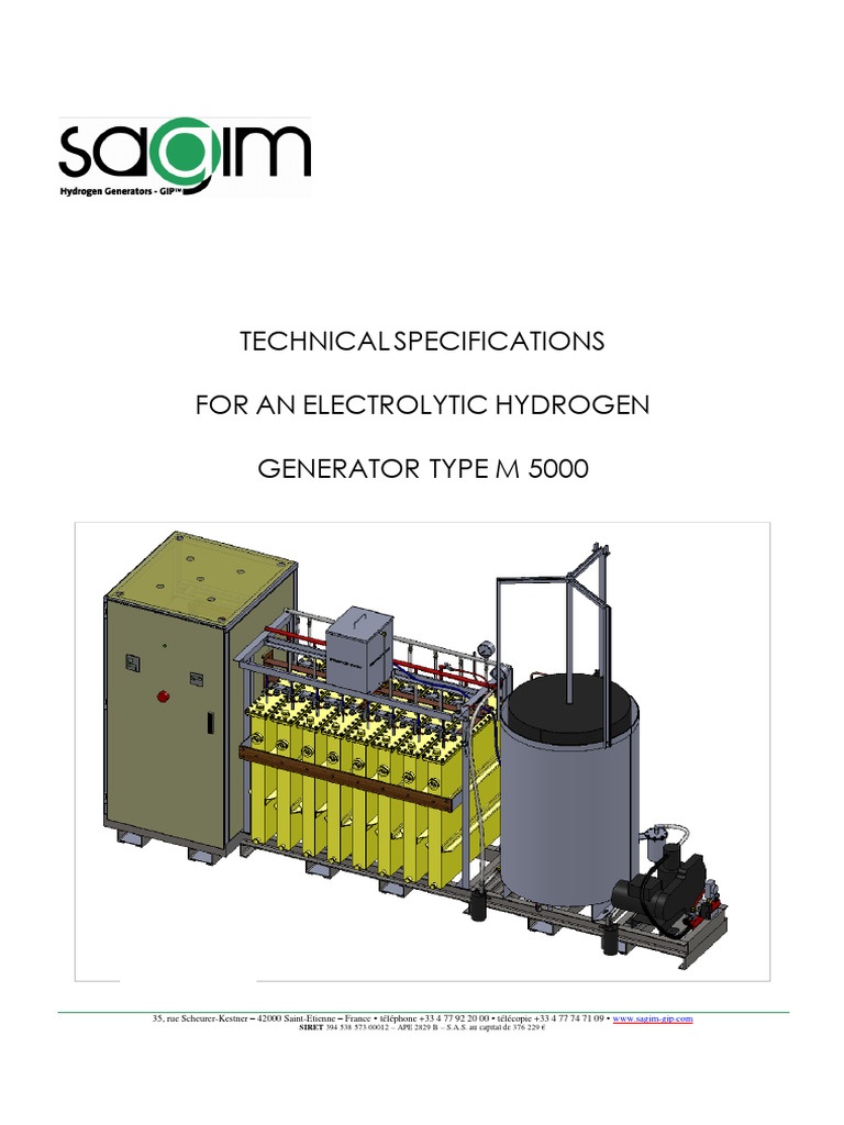 M 5000 - Technical Specifications | PDF | Electricity