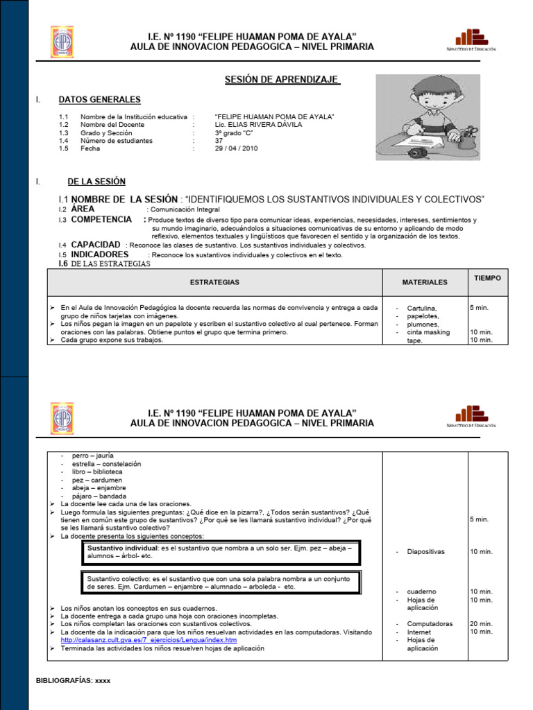 modelo_de_sesion-erd | PDF | Salón de clases | Enseñando