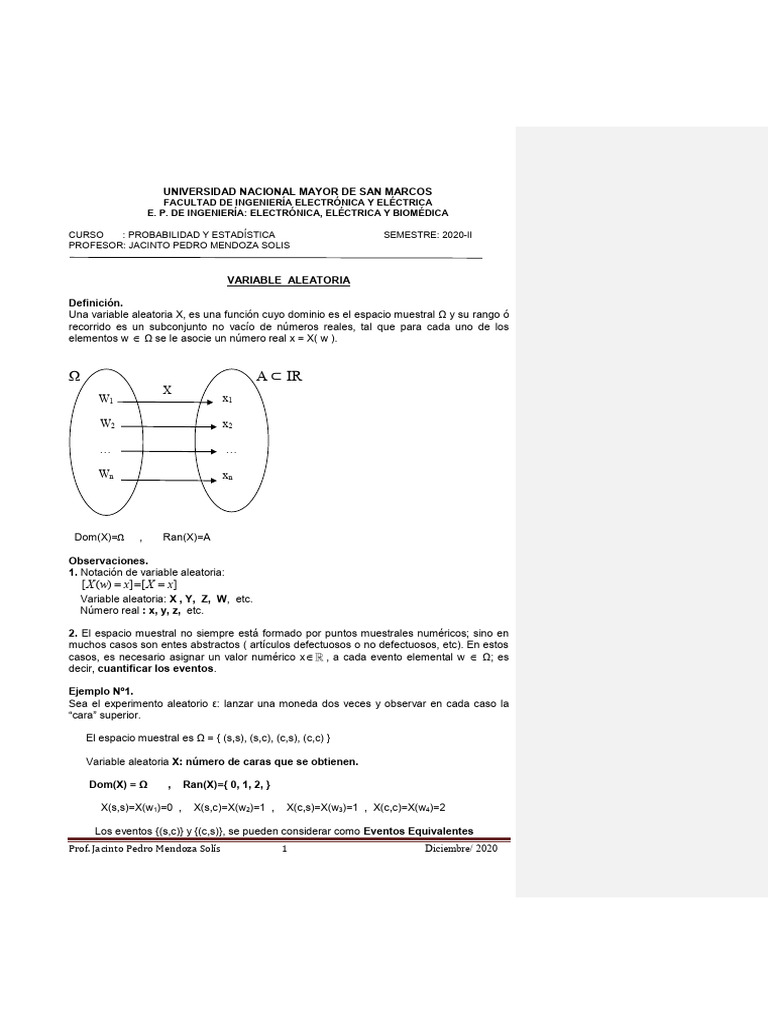 Clase 7-Variable Aleatoria Discreta-Ing-Electronica-2020-II | PDF ... Clase 7-Variable Aleatoria Discreta-Ing-Electronica-2020-II | PDF ...