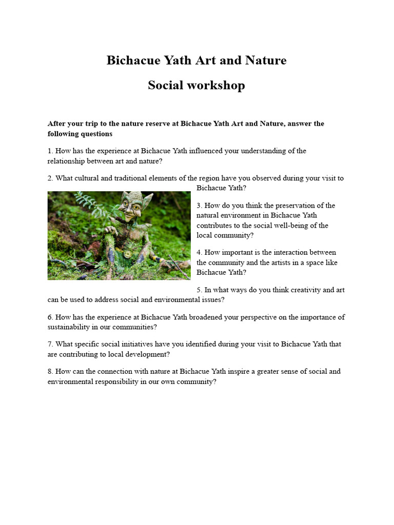 Bichacue Social Workshop | PDF