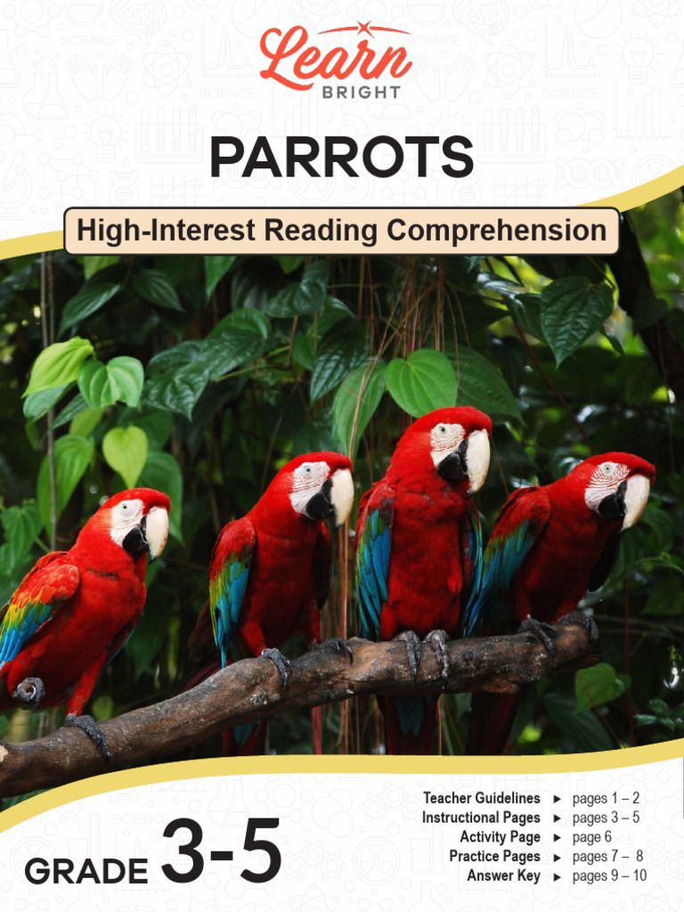 Parrots | PDF | Parrot | Reading Comprehension