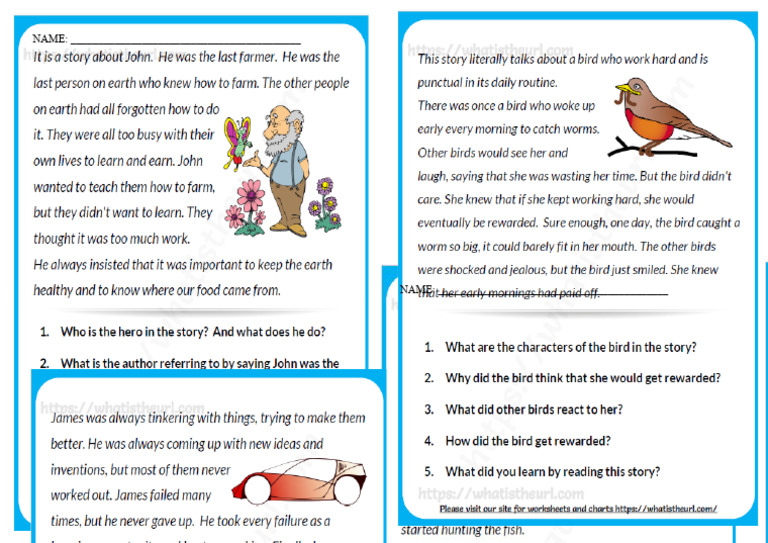 Reading Comprehension 1 | PDF