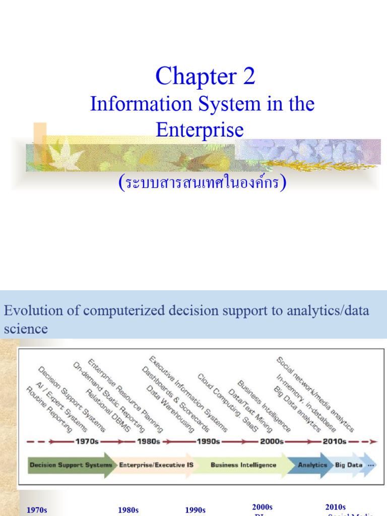 Ch2 ISinEnterprise DSS62 | PDF
