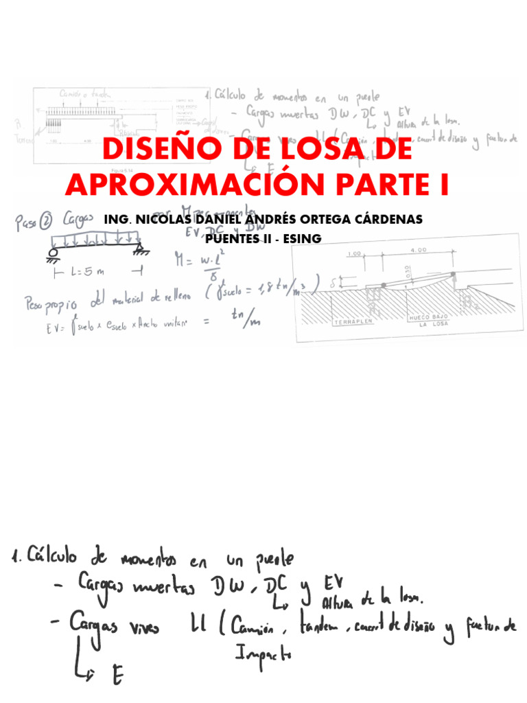 Losa de Aproximación - Ejercicio 2024 | PDF