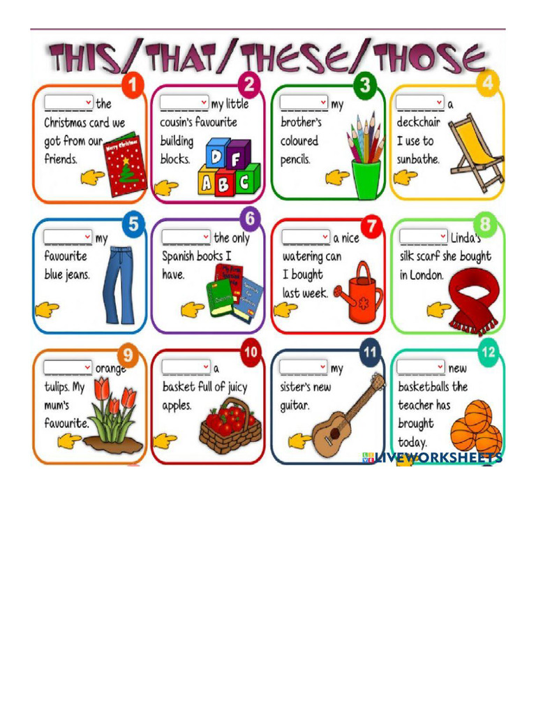 This That These Those | PDF