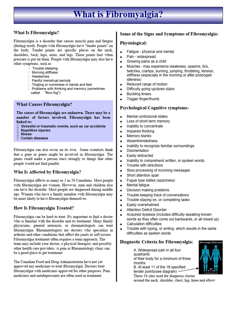 Understanding Fibromyalgia Symptoms | PDF | Fibromyalgia | Rheumatology