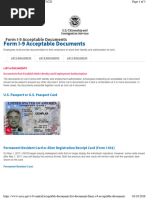 Usaccess Acceptable Forms of Identification Guide: Revision Chart | PDF | Identity Document ...