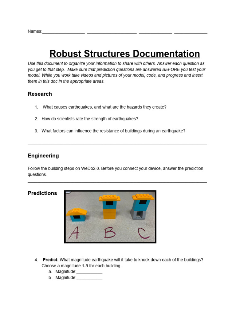 Robust Structures Documentation: Research | PDF | Technology & Engineering
