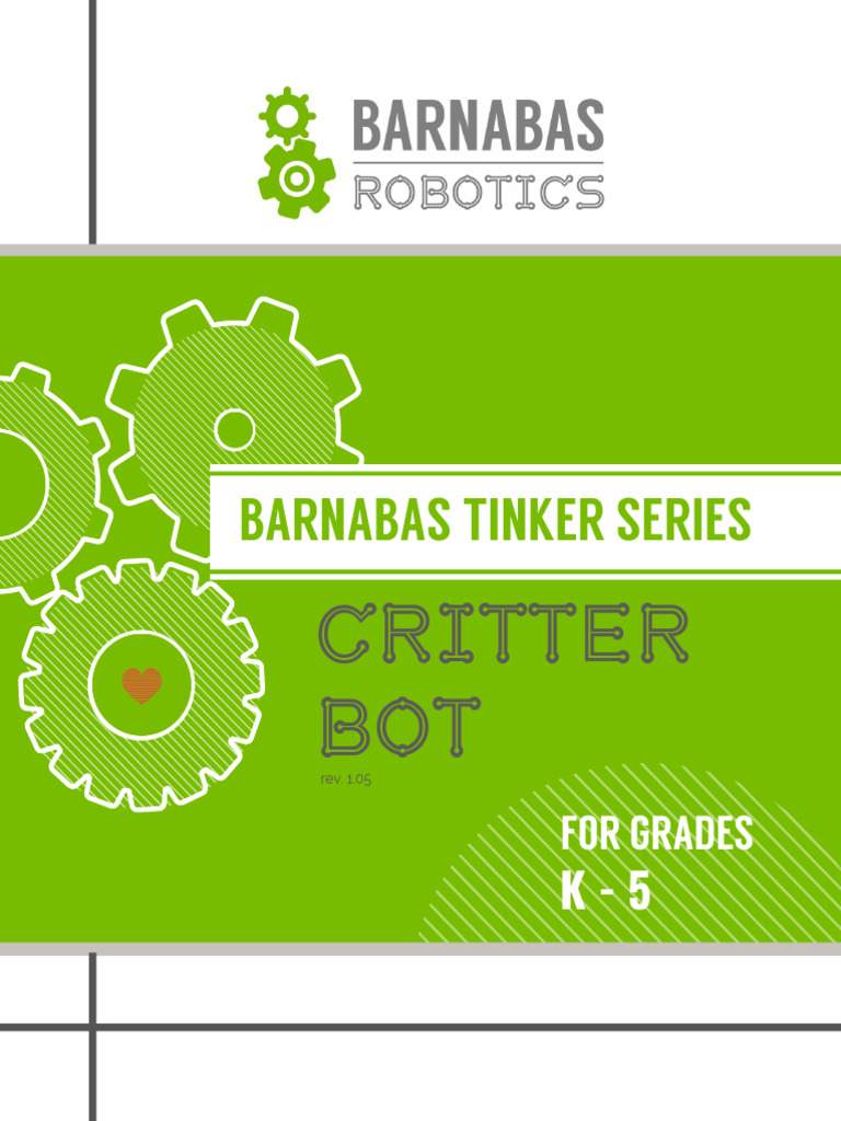 Critter Bot Project Overview | PDF | Robot | Robotics