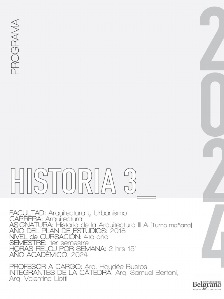Historia 3a 2024 | PDF | Evaluación | Aprendizaje