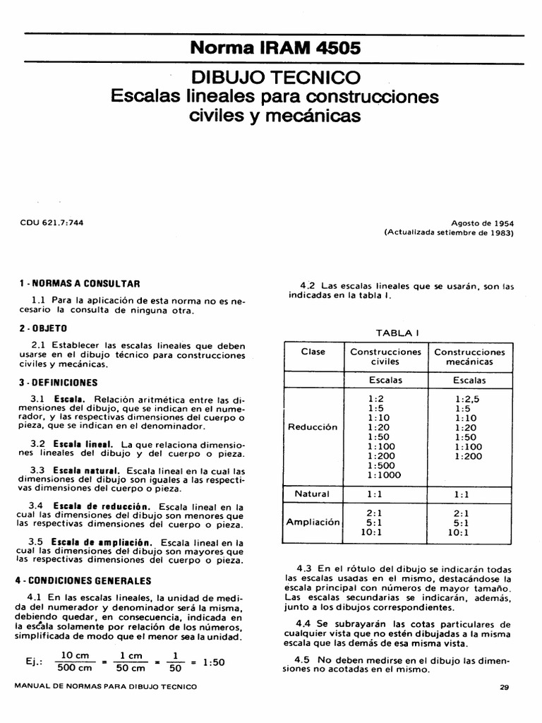 NORMAS IRAM - Acotacion y Escala | PDF