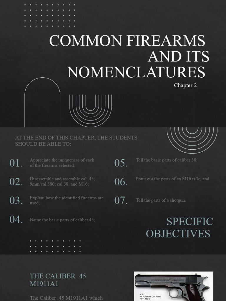 PE Chap2 | PDF | Trigger (Firearms) | Cartridge (Firearms)