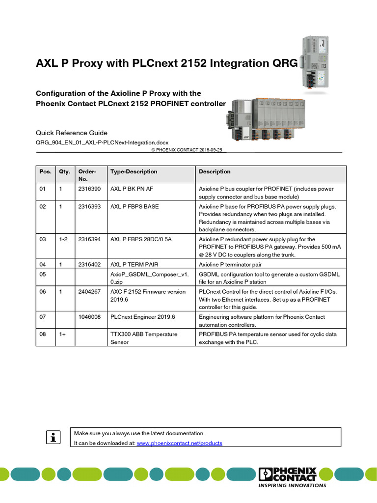 Qrg904en01axl P Plcnext Integration Pdf Computer Hardware Computer Architecture 