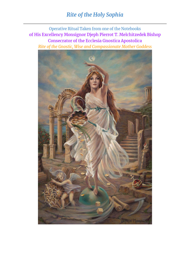 Rite of The Holy Sophia | PDF | Religious Belief And Doctrine ...