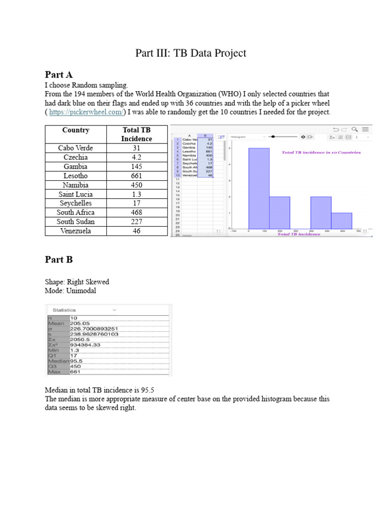 Part III - TB Data Project | Download Free PDF | P Value | Statistical Theory