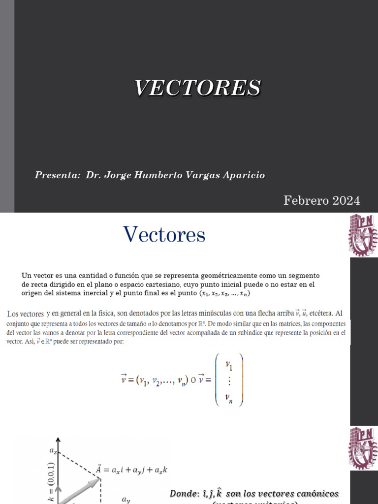 Introducción a Vectores y Aplicaciones | PDF | Vector Euclidiano | Espacio vectorial