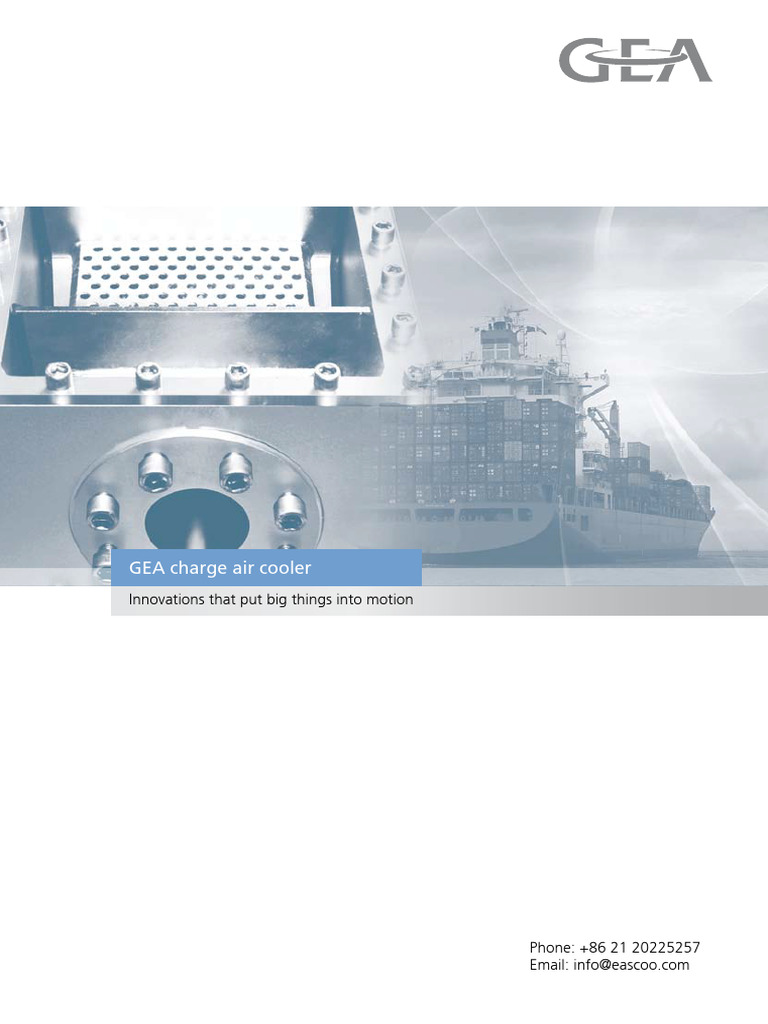 Charge Air Cooler For Diesel and Gas Engines GEA - Kelvion | PDF ...