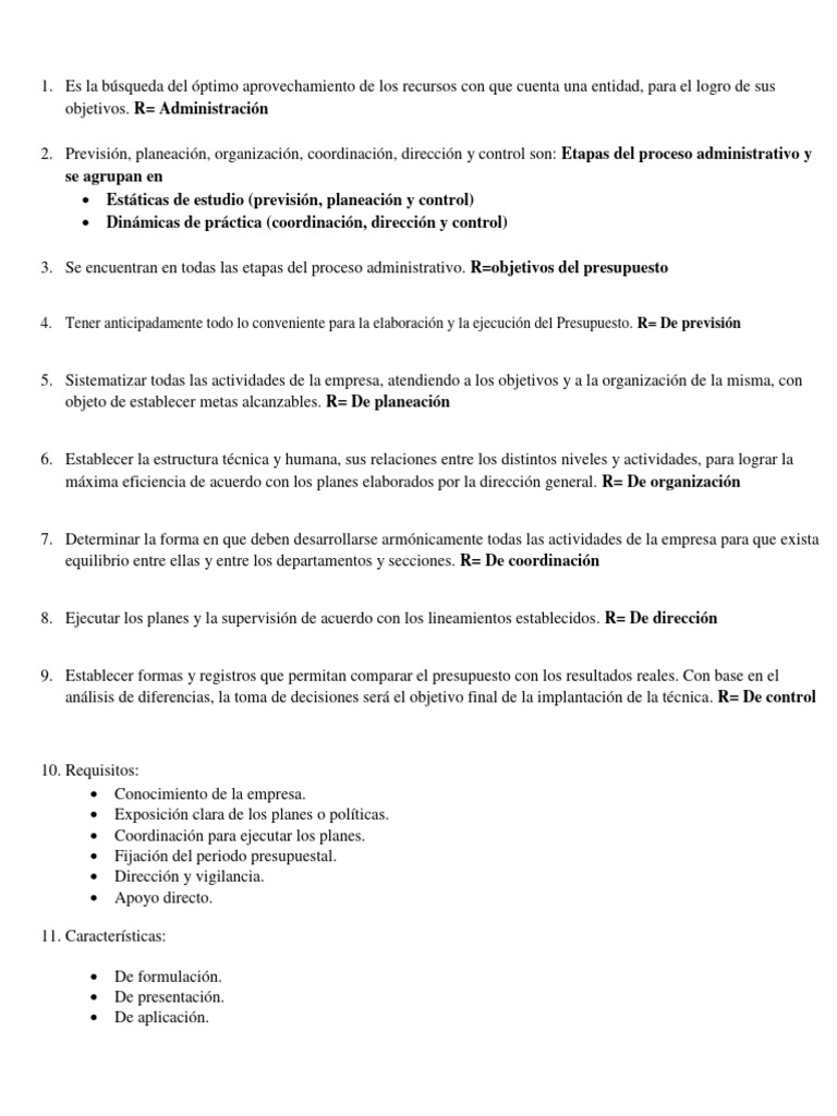 Guía de Presupuestos | PDF | Presupuesto | Planificación