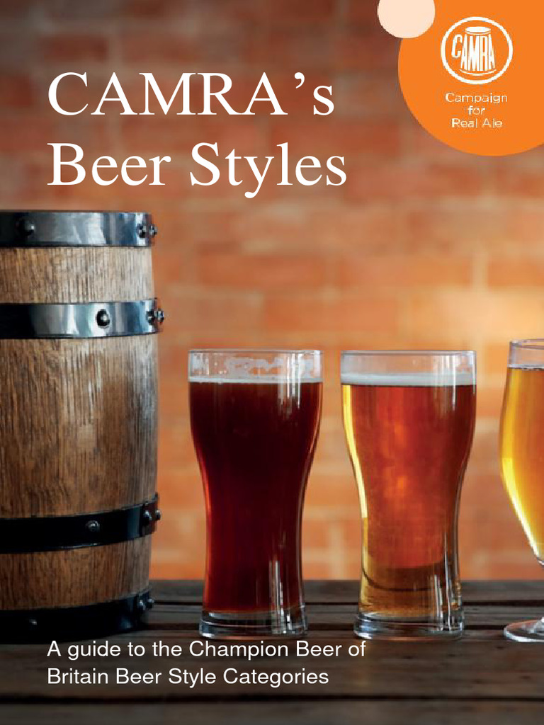 CAMRA Beer Styles Guide For CBOB Leaflet Dec 2020 1 | PDF | Beer | Ale
