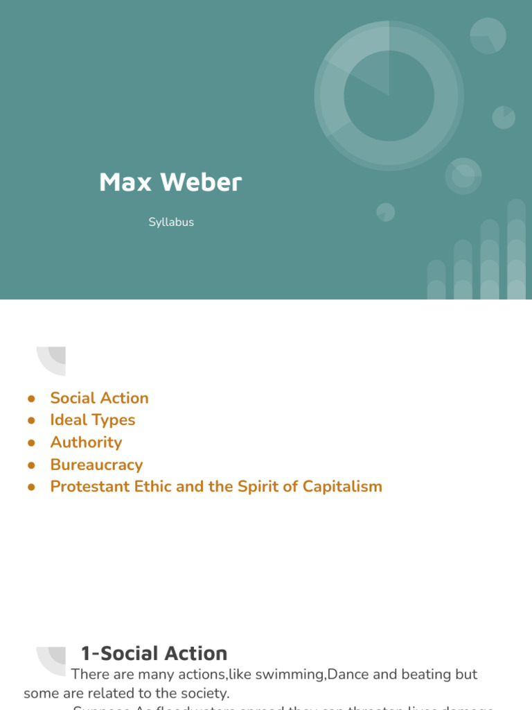 Max Weber Syllabus | PDF | Max Weber | Bureaucracy