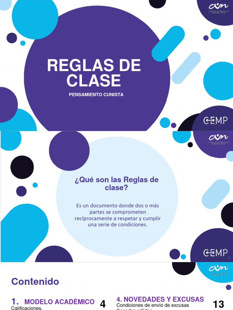Reglas de Clase PC_Diana Vargas | PDF