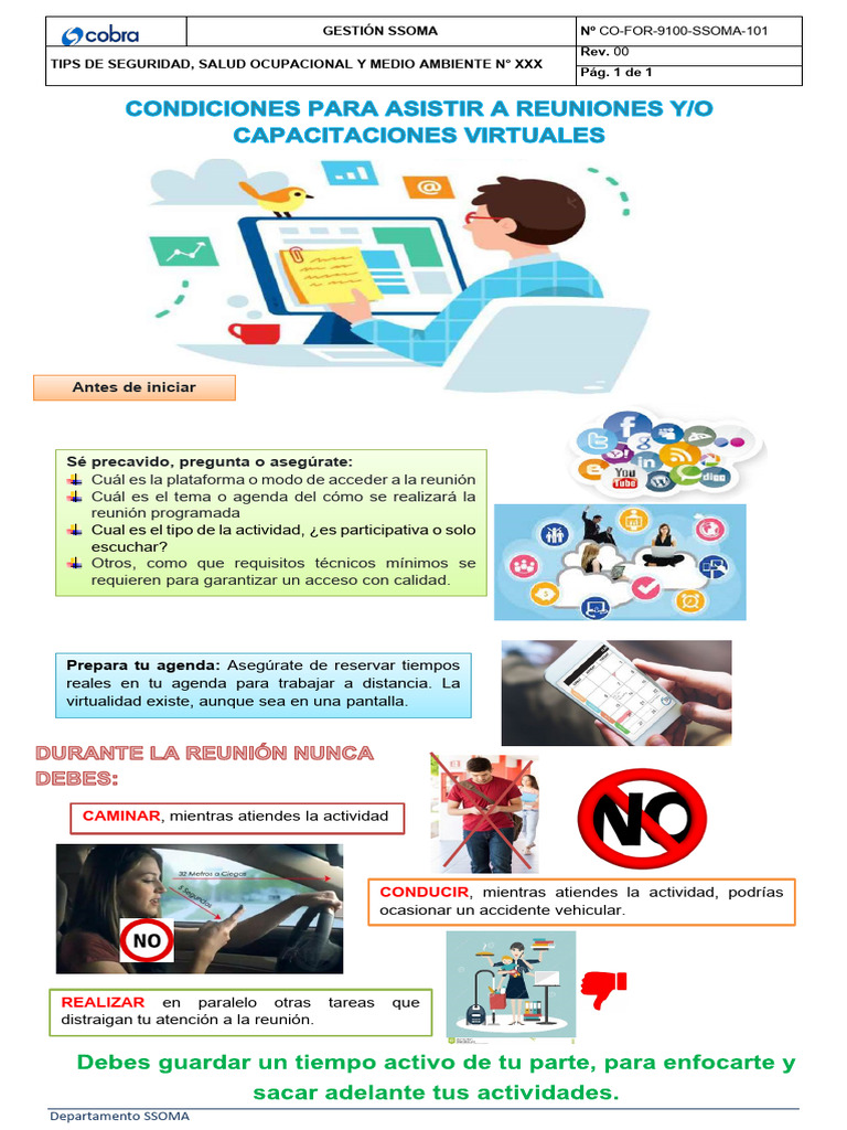 Charla 01 Reuniones Virtuales | PDF