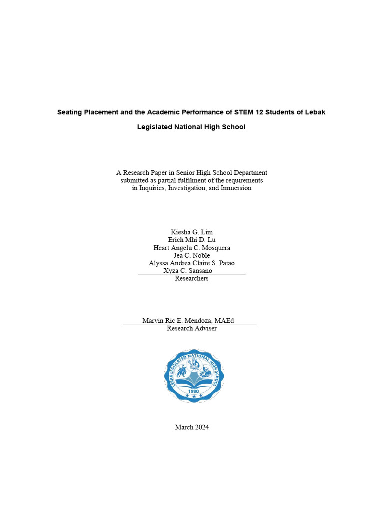 3is DIC Chapter I III | PDF | Classroom | Methodology