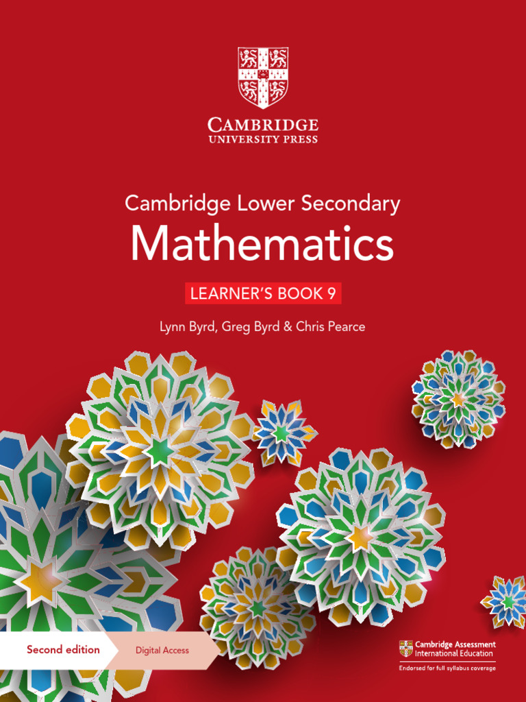Cambridge Lower Secondary Maths 9 | PDF