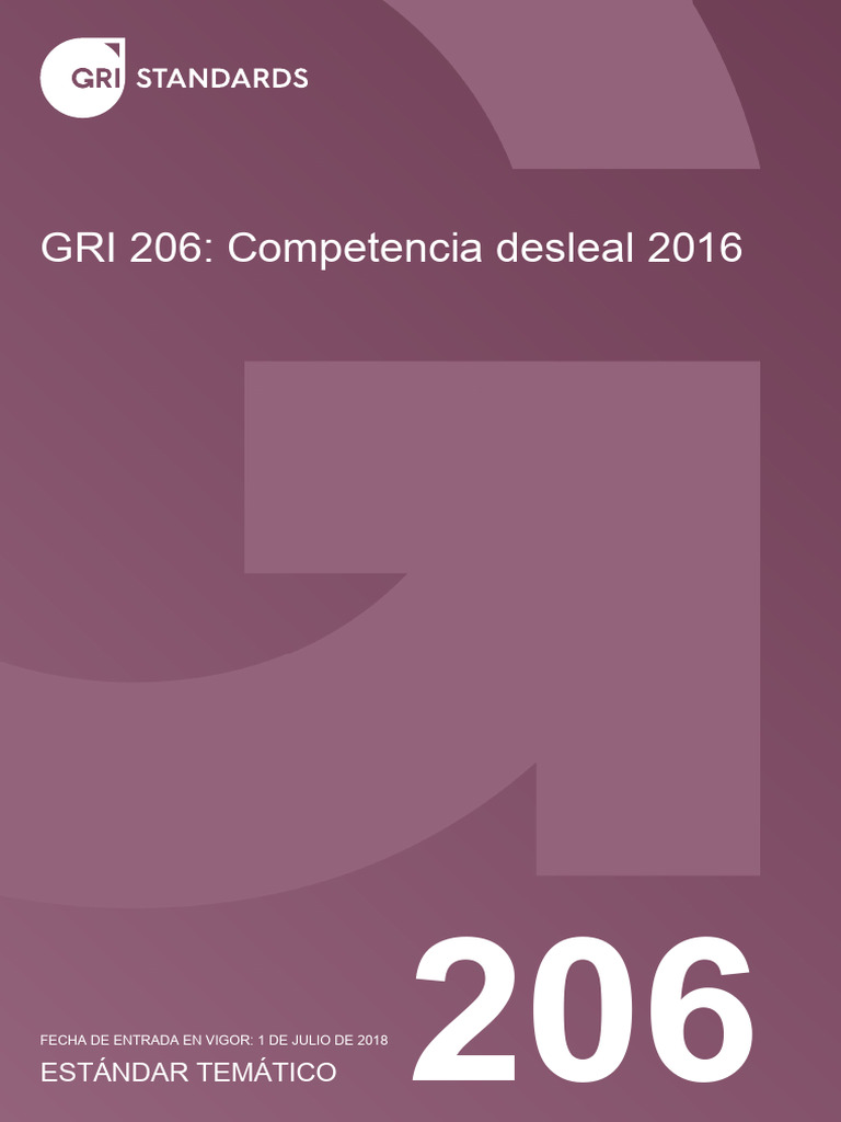 GRI 206 - Competencia Desleal 2016 - Spanish | PDF | Monopolio ...