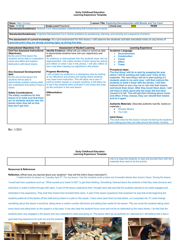 Edt 313 Lab Lesson Plan | PDF | Psychology | Neuroscience