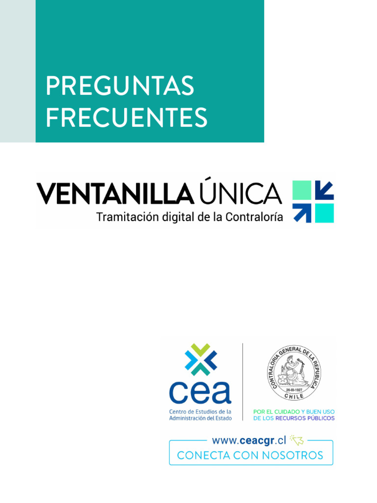 Guía de Uso: Ventanilla Única CGR | PDF | Red mundial | Internet y web
