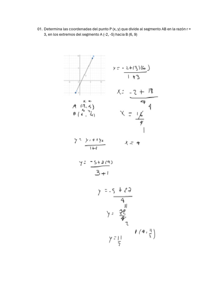 División de Dos Segmentos | PDF | Triángulo | Formas geométricas