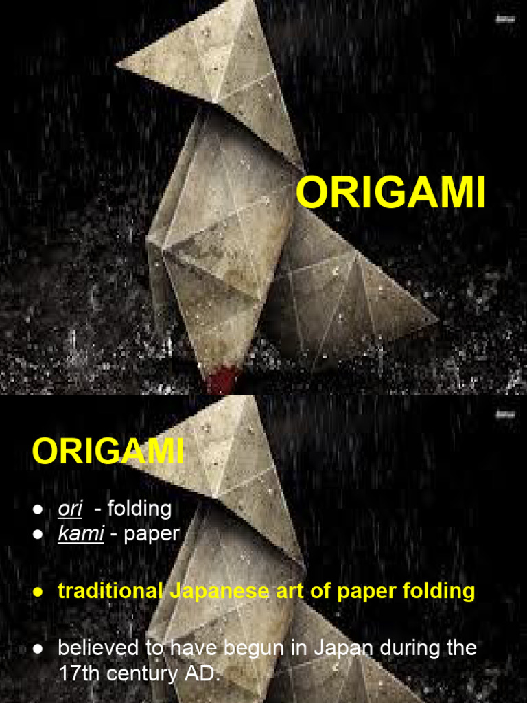 History of Origami | PDF | Origami | Printing Materials