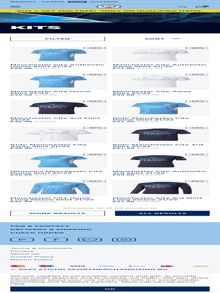 Kits Official Man City Store | PDF