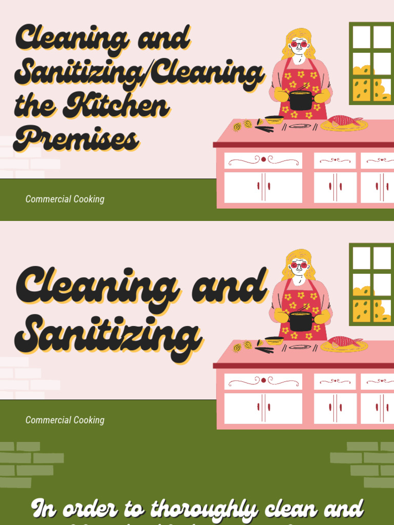Cleaning the Kitchen Premises | PDF