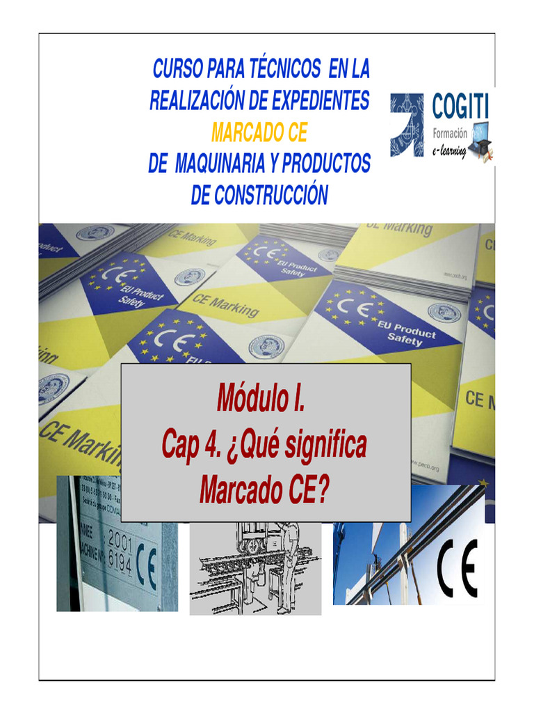 Cap4. Que Significa Marcado CE | PDF