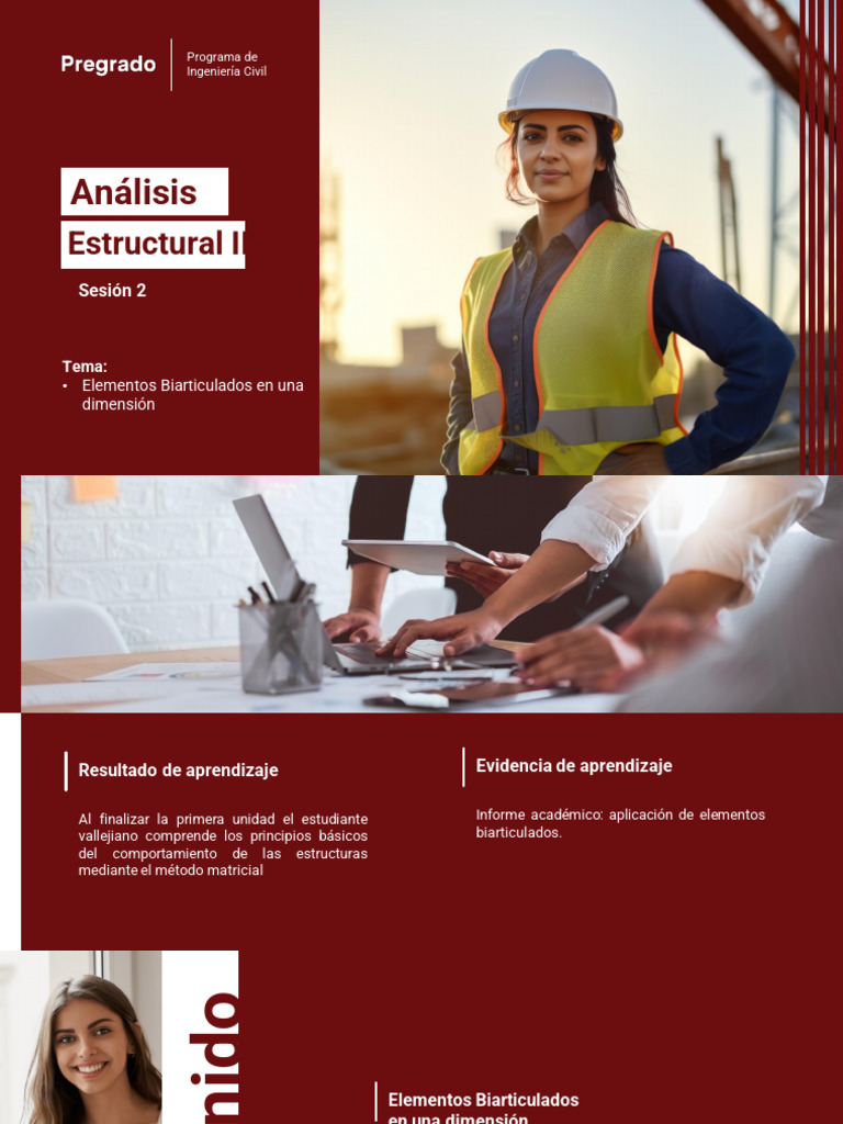 Sesión 02 MATRIZ DE RIGIDEZ EN ARMADURA | PDF | Braguero | Rigidez