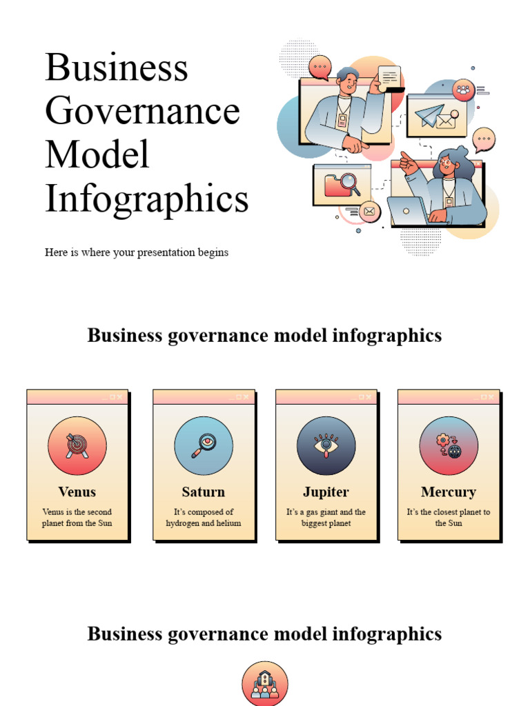 Business Governance Model Infographics by Slidesgo | PDF | Planets ...