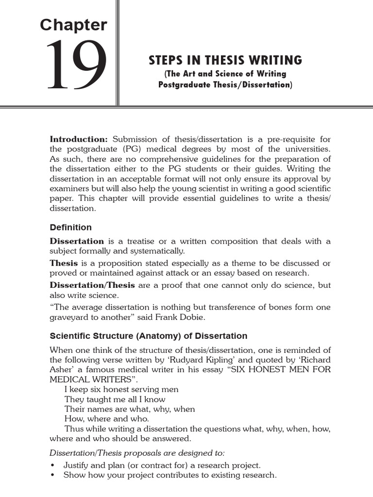 Cha Te: Steps in Thesis Writing | PDF | Thesis | Methodology