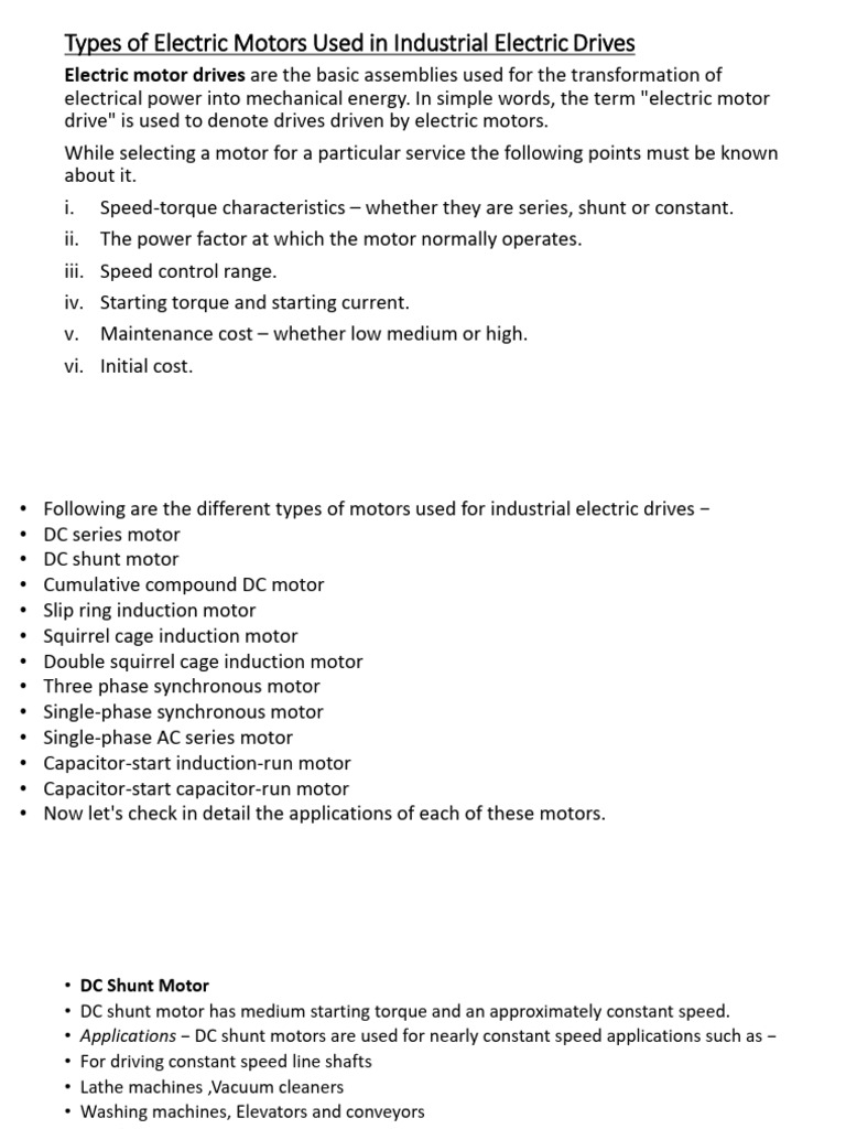 Unit4. Part 3 | PDF | Electric Motor | Machines