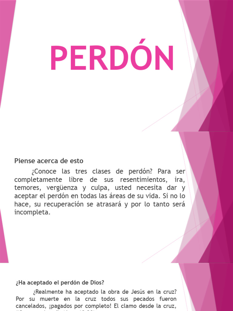 Lección 17 PERDÓN | PDF | Perdón | Pecado